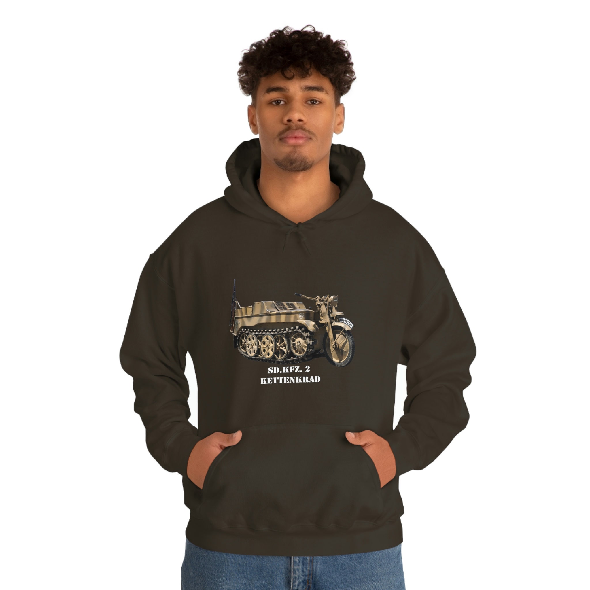 Sd.kfz. 2 Kettenkrad Half-track Motorcycle Unisex Heavy Blend Hooded ...