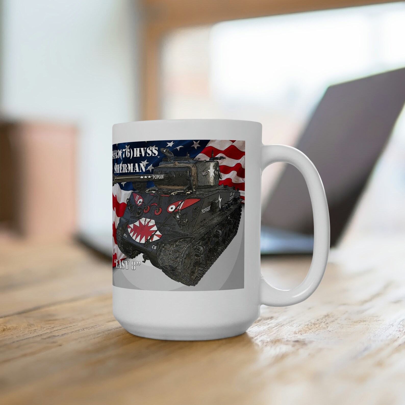 M4A3 Easy 8 Sherman Tank Ceramic Mug 15oz - Etsy