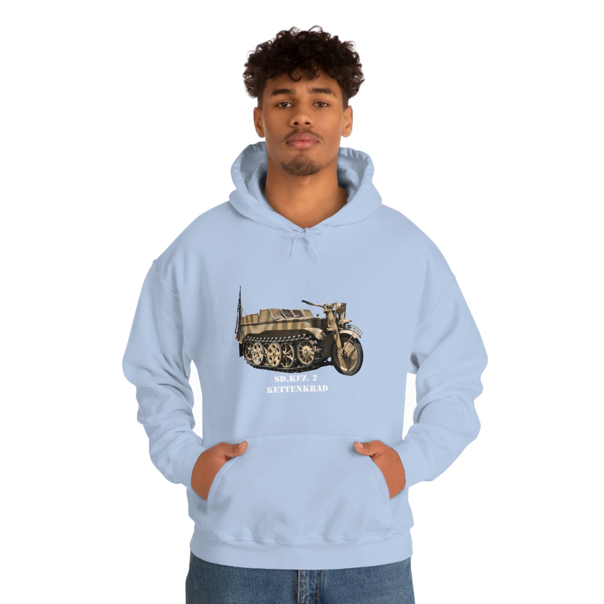 Sd.kfz. 2 Kettenkrad Half-track Motorcycle Unisex Heavy Blend Hooded ...