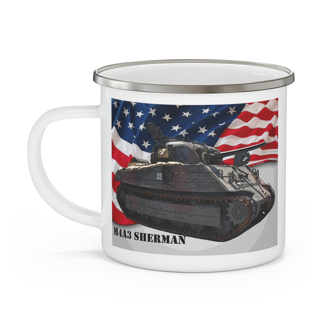 M4A3 Sherman Tank 12oz Camping Mug - Etsy