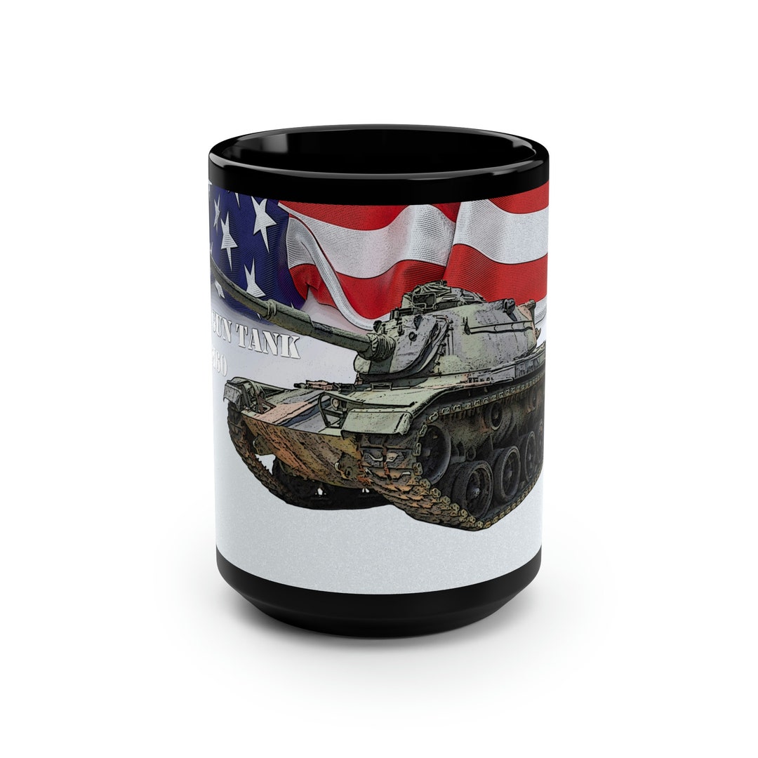 105mm Gun Tank M60 Black Mug, 15oz - Etsy