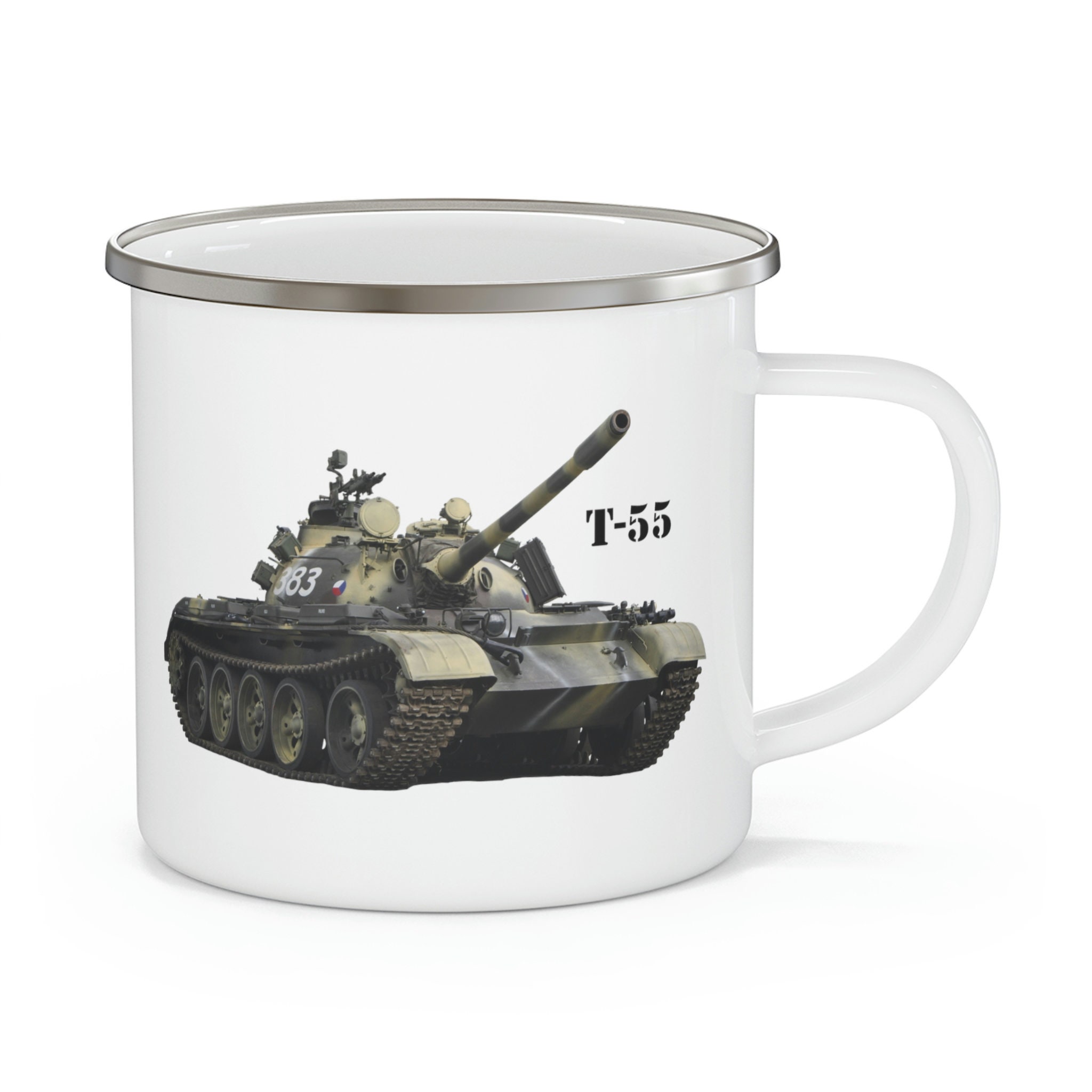 T-55 Main Battle Tank 12oz Enamel Camping Mug - Etsy