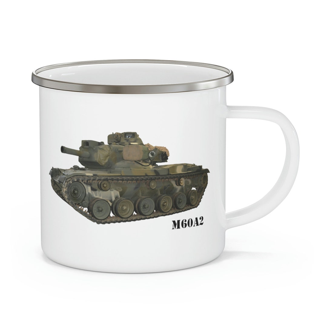 U.S. Army M60A2 Main Battle Tank 12oz Enamel Camping Mug - Etsy