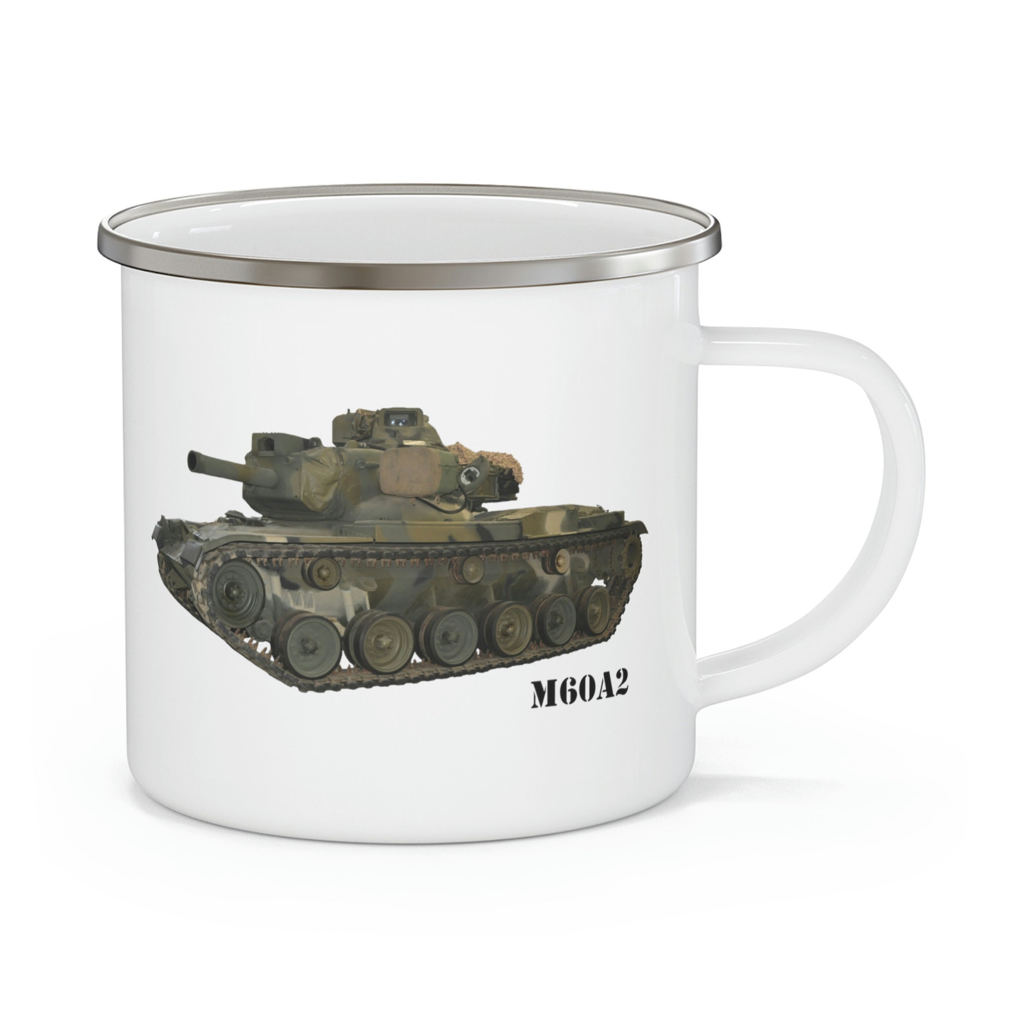 U.S. Army M60A2 Main Battle Tank 12oz Enamel Camping Mug - Etsy