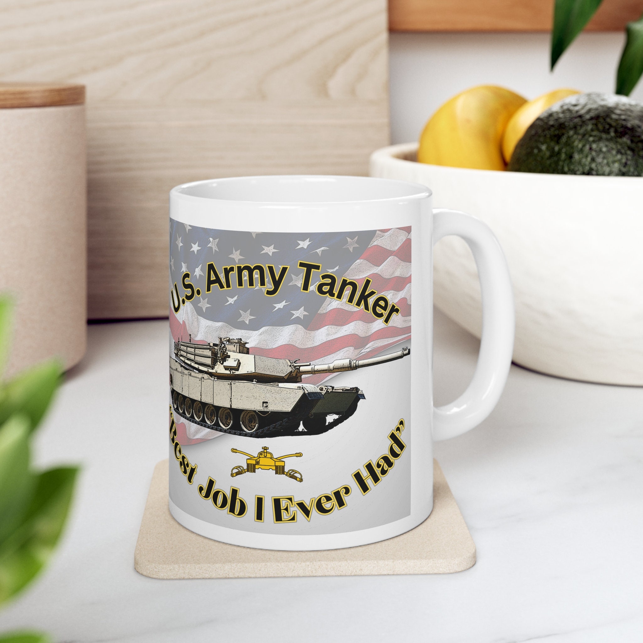 U.S. Army Tanker best Job I Ever Had M1A1 Abrams Ceramic Mug 11oz - Etsy