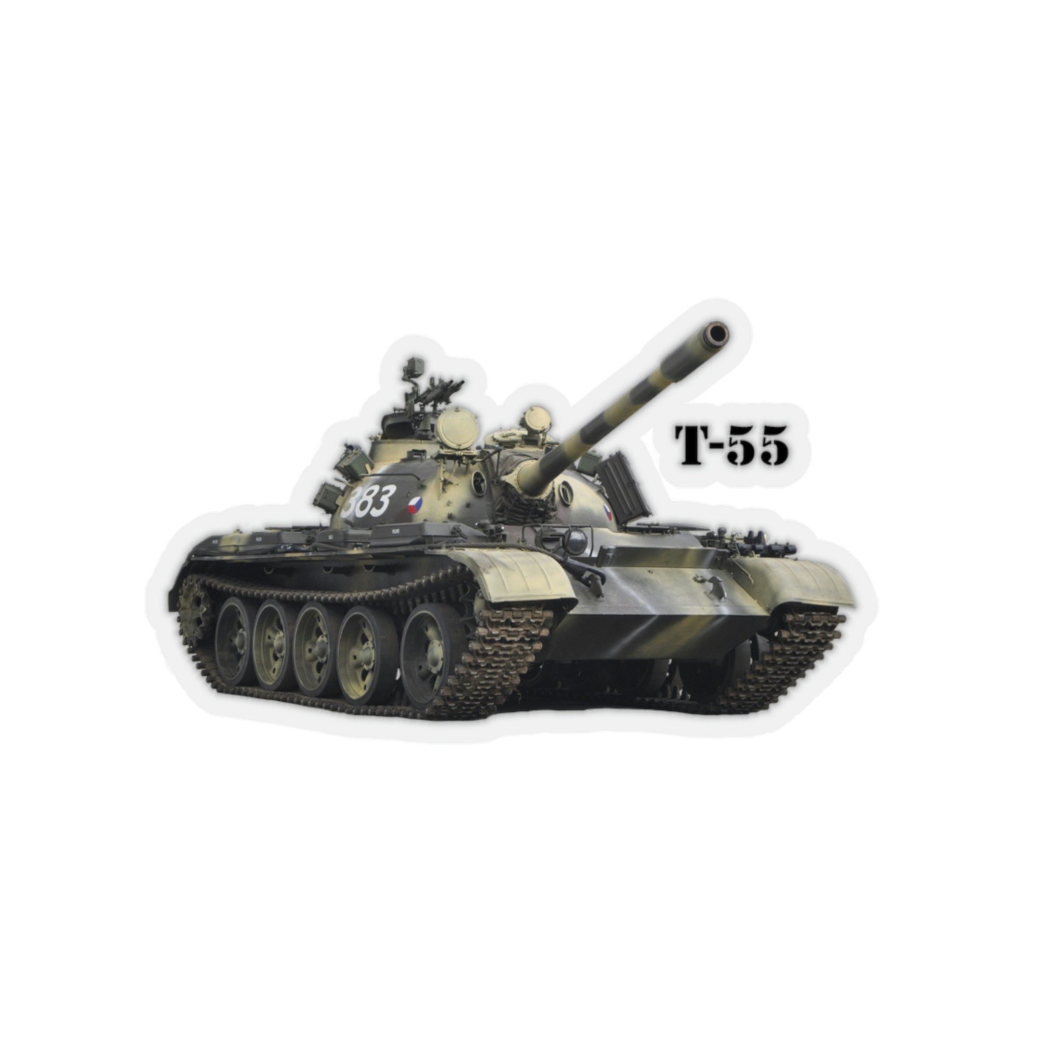 T-55 Main Battle Tank Kiss-cut Stickers - Etsy