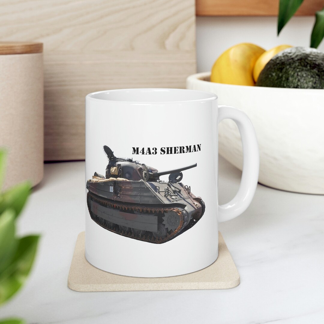 M4A3 Sherman Tank Ceramic Mug 11oz - Etsy