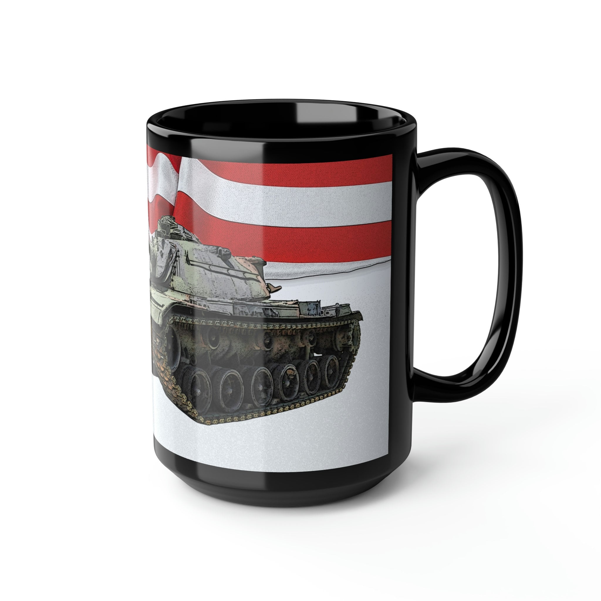 105mm Gun Tank Tank M60 Black Mug, 15oz - Etsy