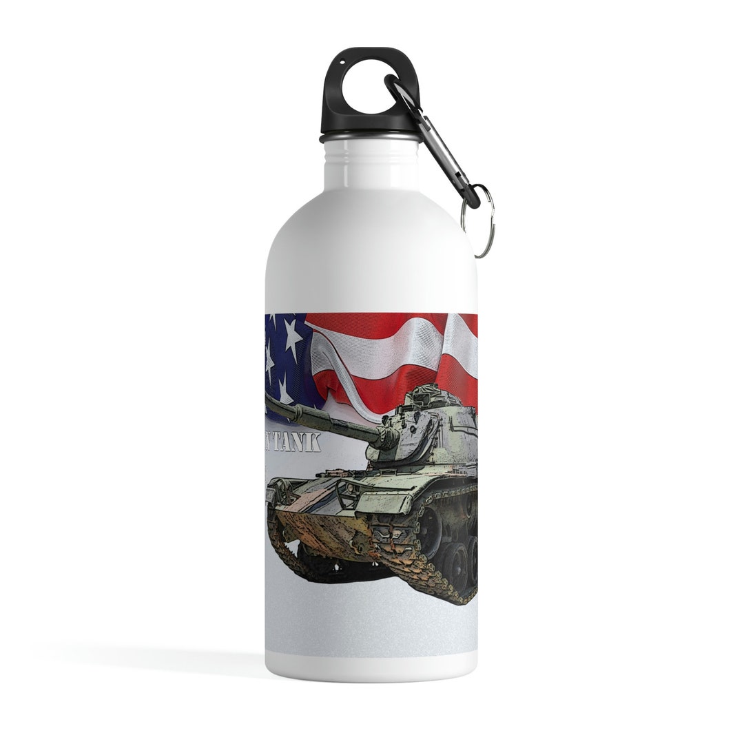 105mm Gun Tank M60 14oz Stainless Steel Water Bottle - Etsy