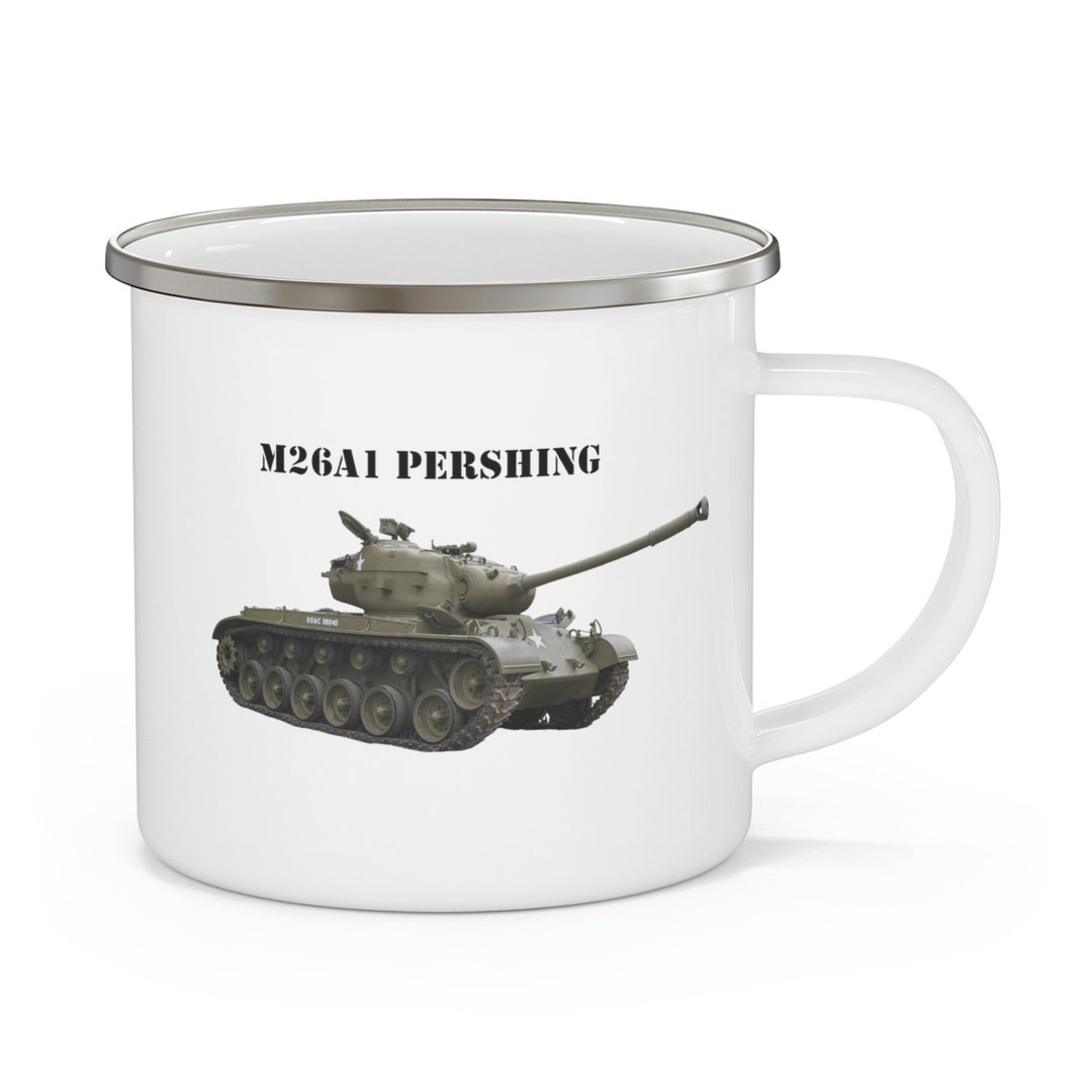 M26A1 Pershing Tank 12oz Enamel Camping Mug - Etsy