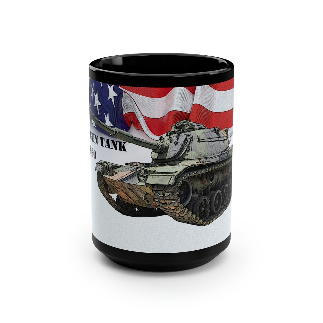 105mm Gun Tank Tank M60 Black Mug, 15oz - Etsy