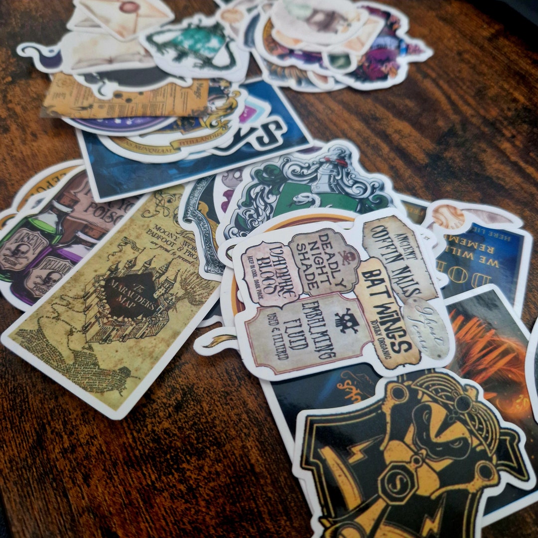 45 Stikers Sticker Harry Potter Diy Scrapbooking - Etsy