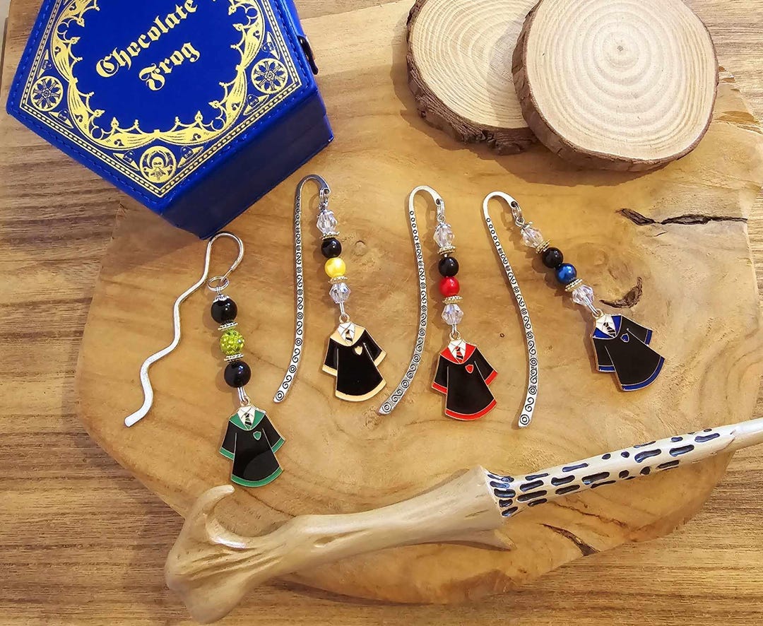 Bookmark, Harry Potter House Hufflepuff Gryffindor Slytherin and ...