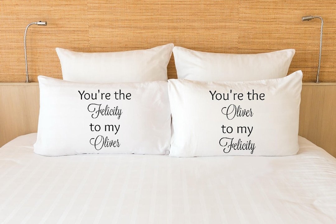 Oliver y Felicity Arrow set de funda de almohada - Etsy España