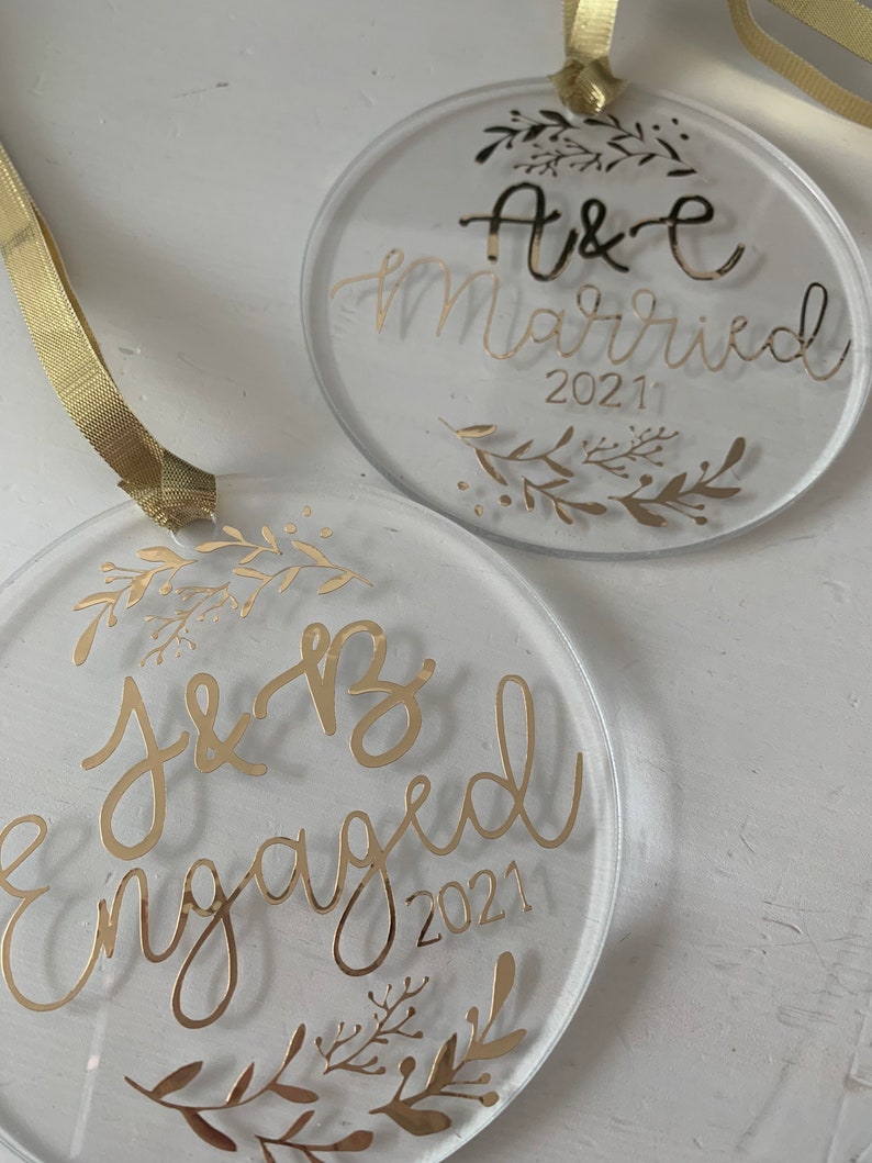 Custom Family Round Acrylic Ornaments. Personalized Christmas - Etsy