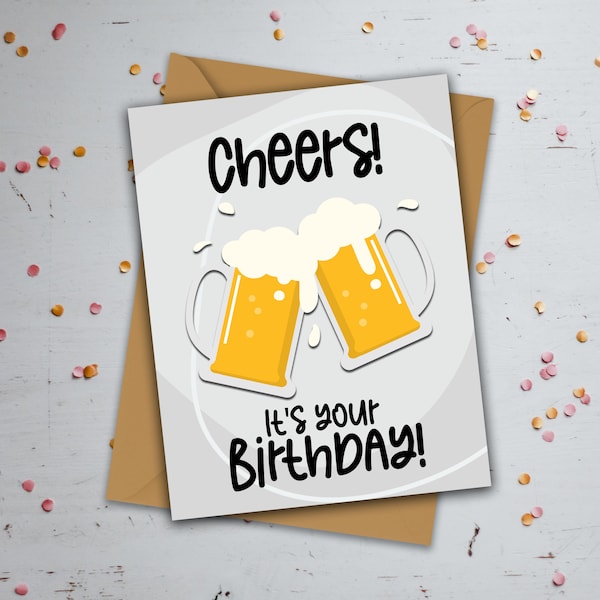 Cheers to Your Birthday - Etsy