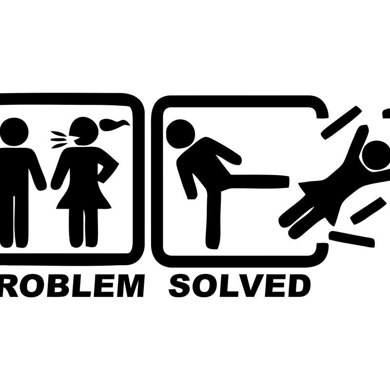 Problem Solved Sticker - Etsy