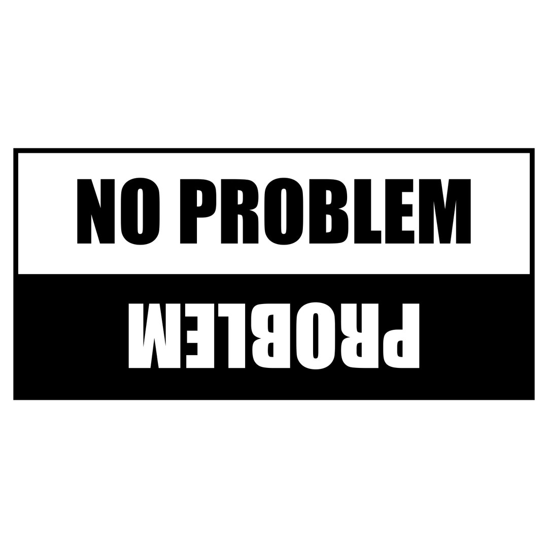 Digital Files/no Problem/problem/svg/eps/adobe Illustrator/pdf/sticker ...