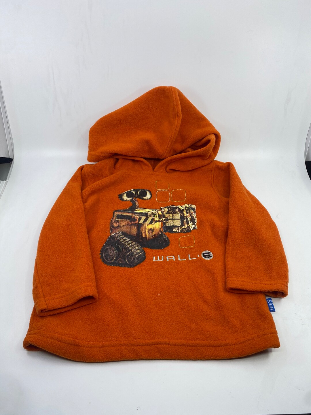 Disney Pixar Wall E Hoodie Orange Fleece Size 24m - Etsy