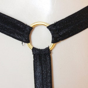 Black Garter Belt: Body Harness Lingerie, Cage Garter, High Waist ...