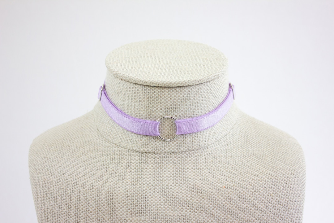 Lavender Choker Necklace: Pastel Goth Accessories, Pastel Purple ...