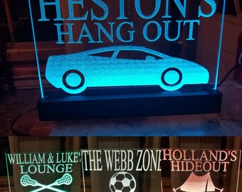 Led acrylic sign | Etsy