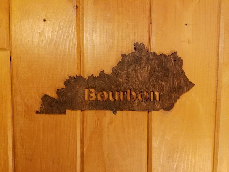 Kentucky State Bourbon Sign - Etsy