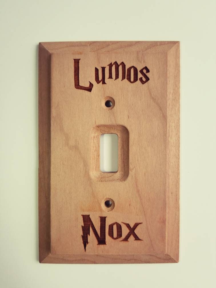 Lumos/nox Light Switch Cover | Etsy