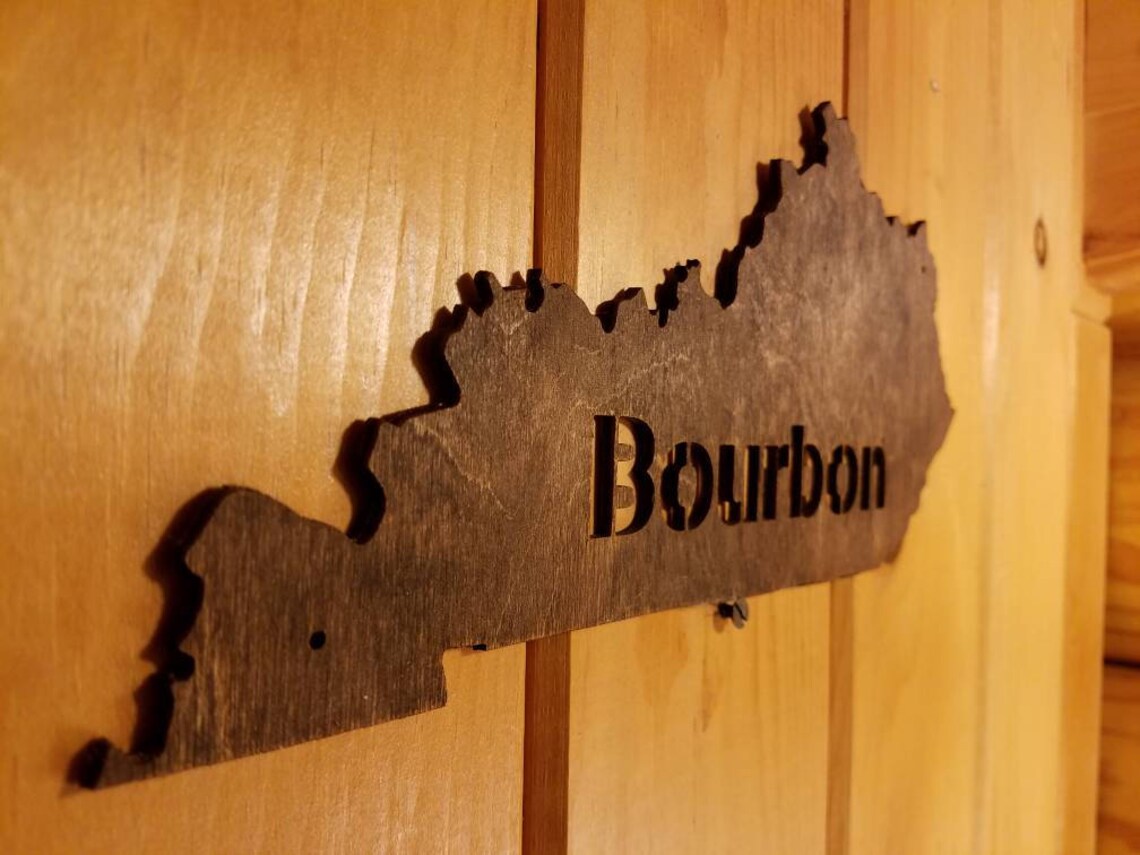 Kentucky State Bourbon Sign - Etsy