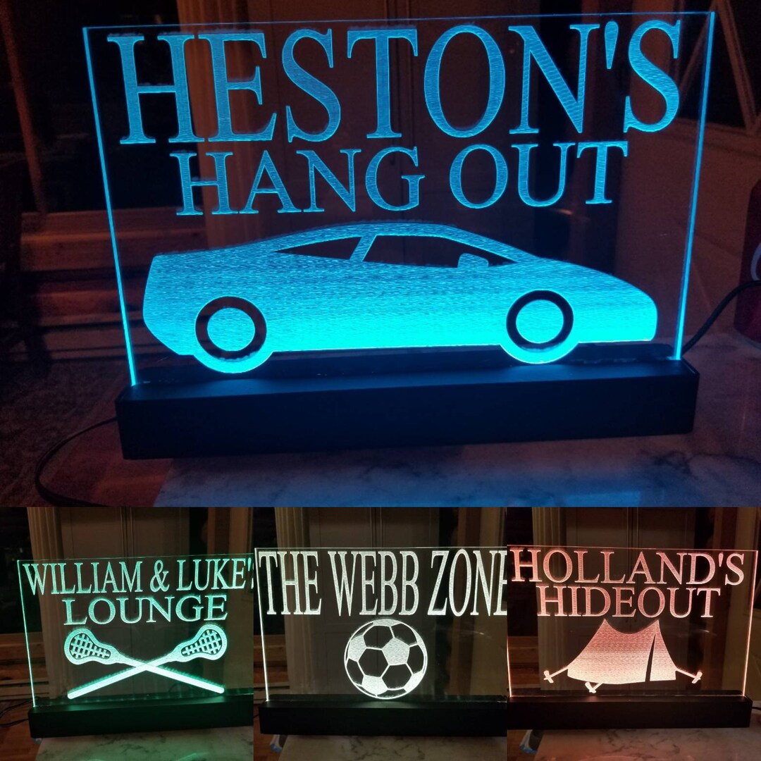 Custom LED Sign - Etsy