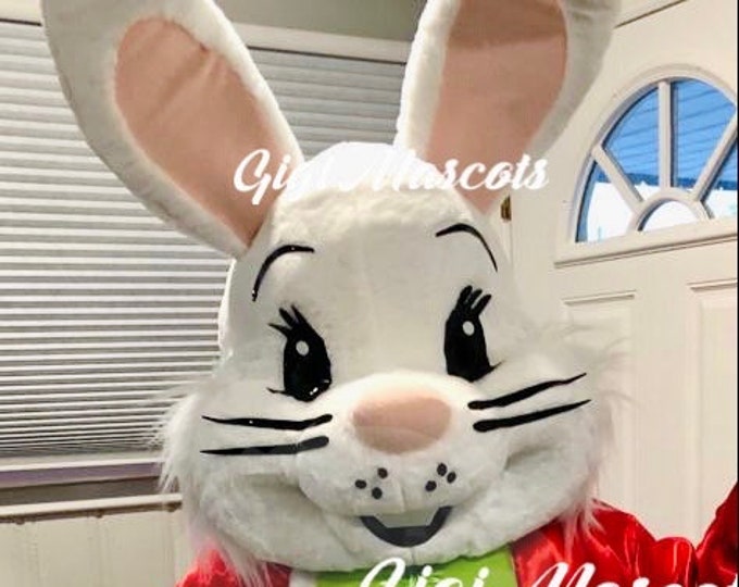Deluxe Professional Mall Quality Mrs Easter Bunny Rabbit Mascot Costume ...