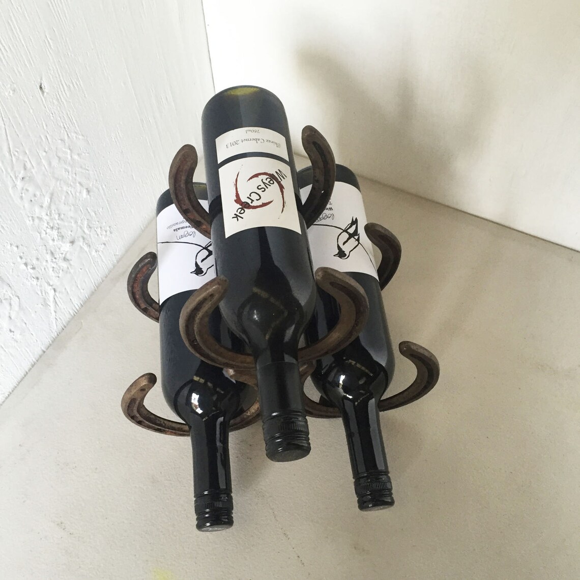 Wine Rack 3 Bottles - Etsy