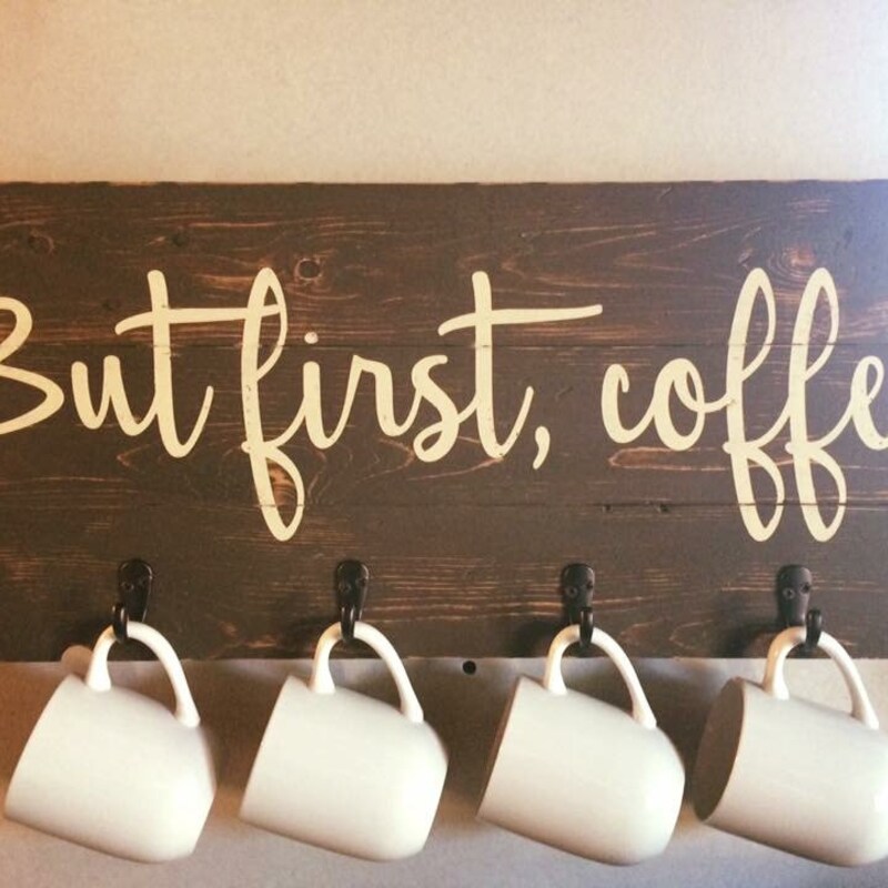 But First Coffee Sign - Etsy