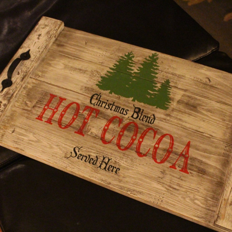 Hot Cocoa Serving Tray - Etsy
