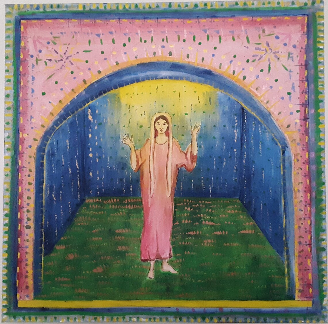 Veiled Orant - Prophetic Art - Etsy