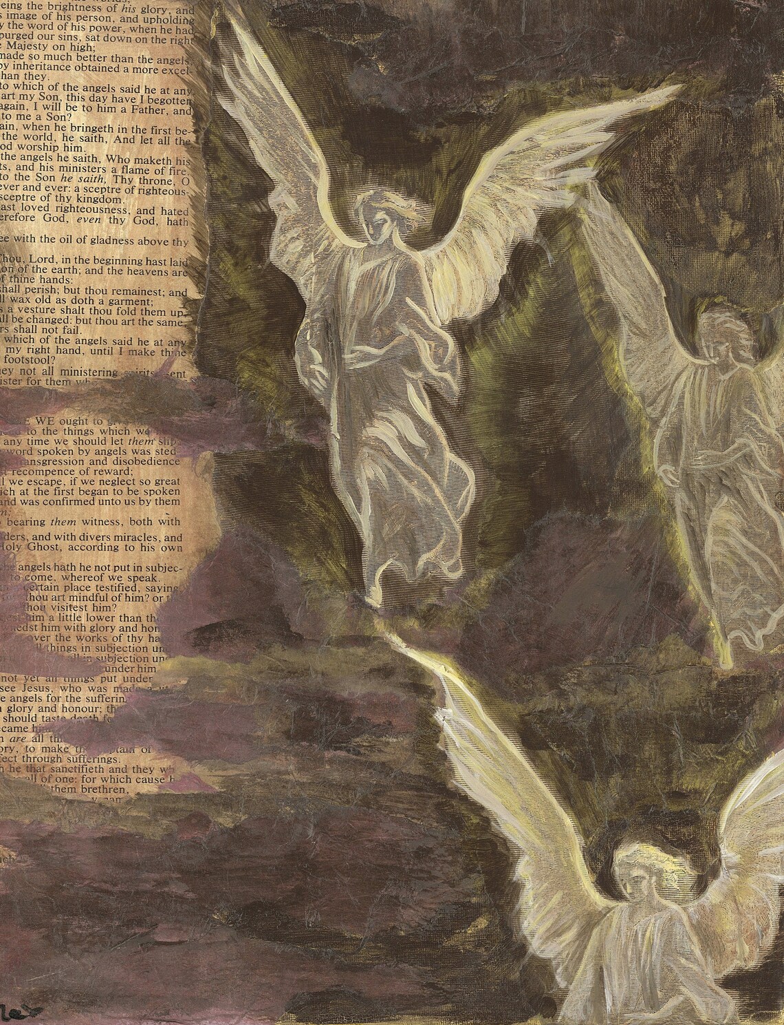 Digital Angel Collage - Etsy