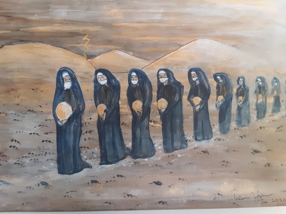 The Ten Concubines Original Acrylic Painting Prophetic Art | Etsy