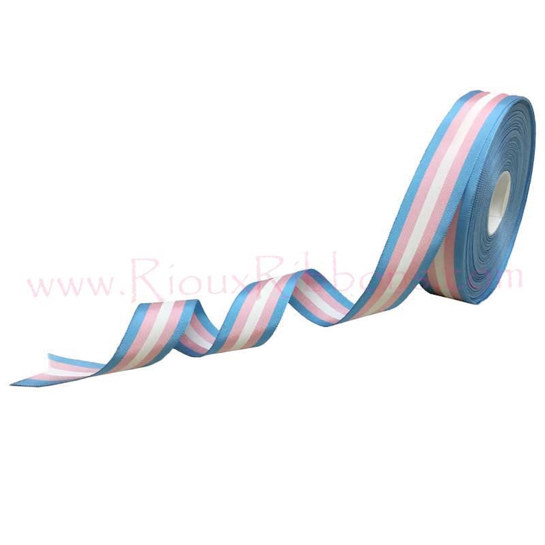 Transgender Flag 1-3/8 Grosgrain Ribbon - Etsy