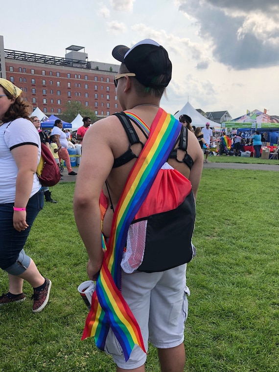 Rainbow Pride Parade Sash | Etsy