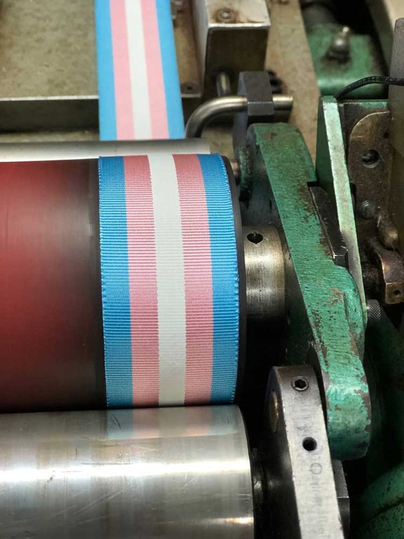 Transgender Flag 1-3/8 Grosgrain Ribbon - Etsy