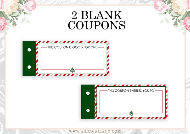 Christmas Coupon Book, Gift for Husband, Stocking Stuffer, Holiday ...