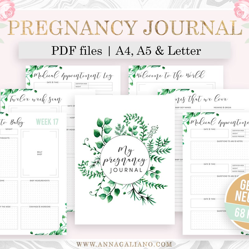 Pregnancy Journal' - Etsy