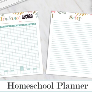 Homeschool Planner Printable, Homeschool Lesson Planner, Homeschool ...