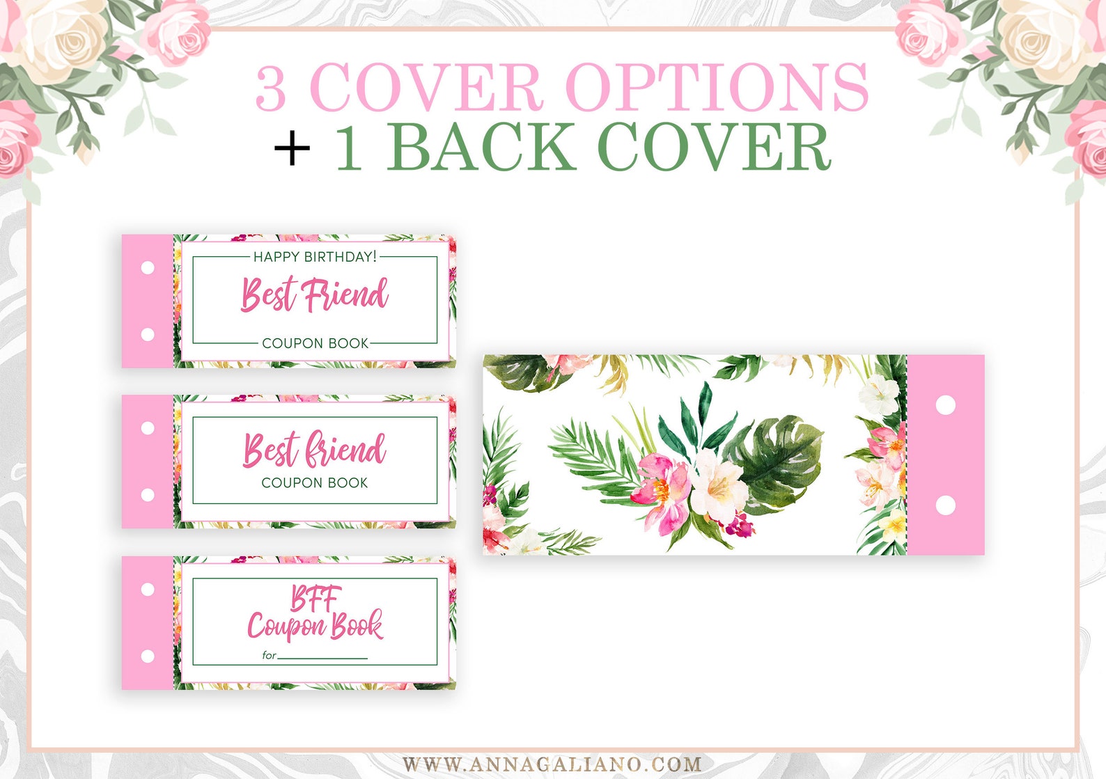 Best Friends Gift, Coupon Book, Printable Coupons, Birthday Gift Ideas ...