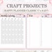 Craft Project Planner Embroidery Planner Sewing Organizer - Etsy