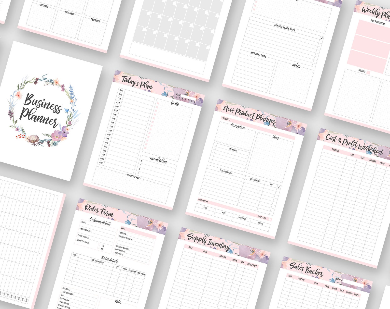 Small Business Planner Printable Etsy Business Organizer - Etsy