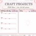 Craft Project Planner, Embroidery Planner, Sewing Organizer, A5 Planner ...