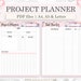 Project Planner Printable, Productivity Planner, Task Tracker, A5 ...