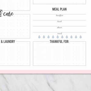 Happy Planner Inserts Printable, Happy Planner Daily Insert, Daily ...