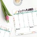 Weekly Planner Printable Weekly Desk Planner Weekly Planner - Etsy